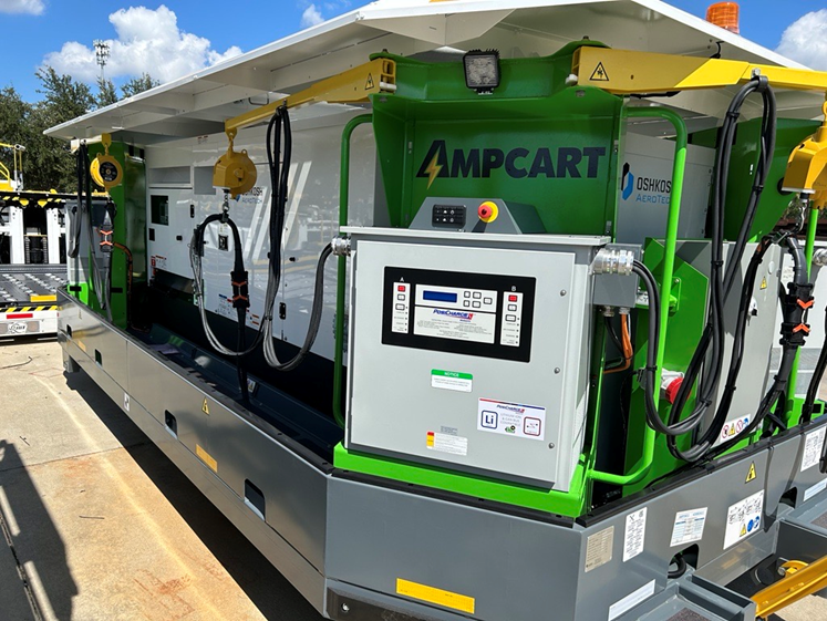 AmpCart: Mobile Electric GSE Charging Solution - Oshkosh AeroTech