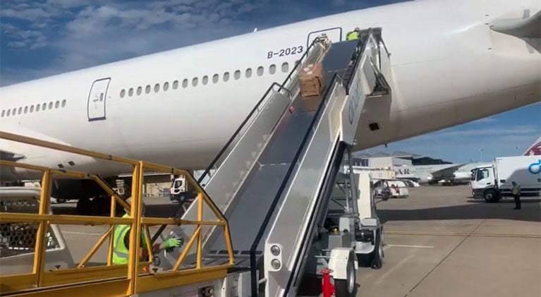 Cargo Chute for Passenger Steps - Oshkosh AeroTech